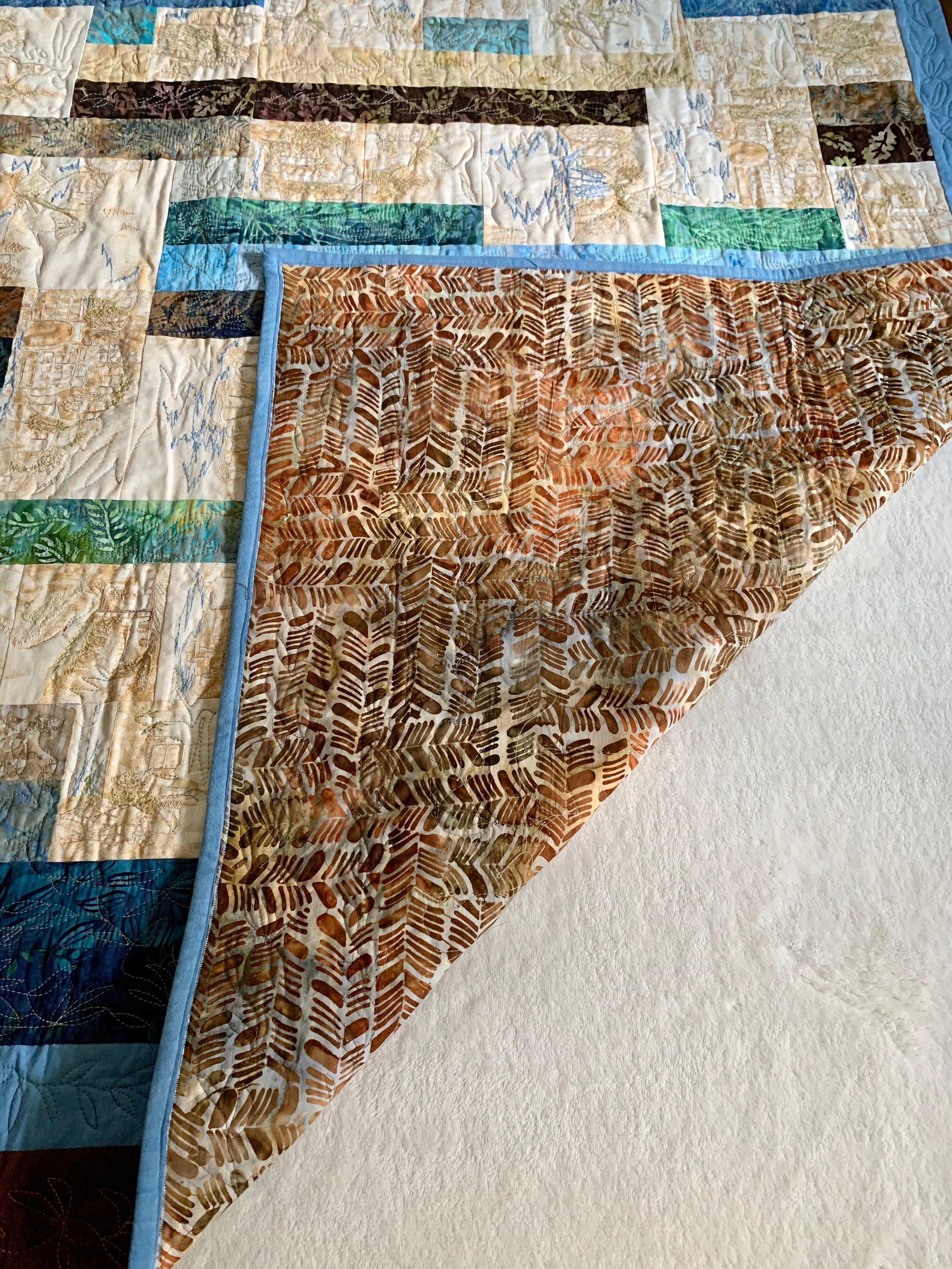 Color by Thread Art Quilt - Etsy