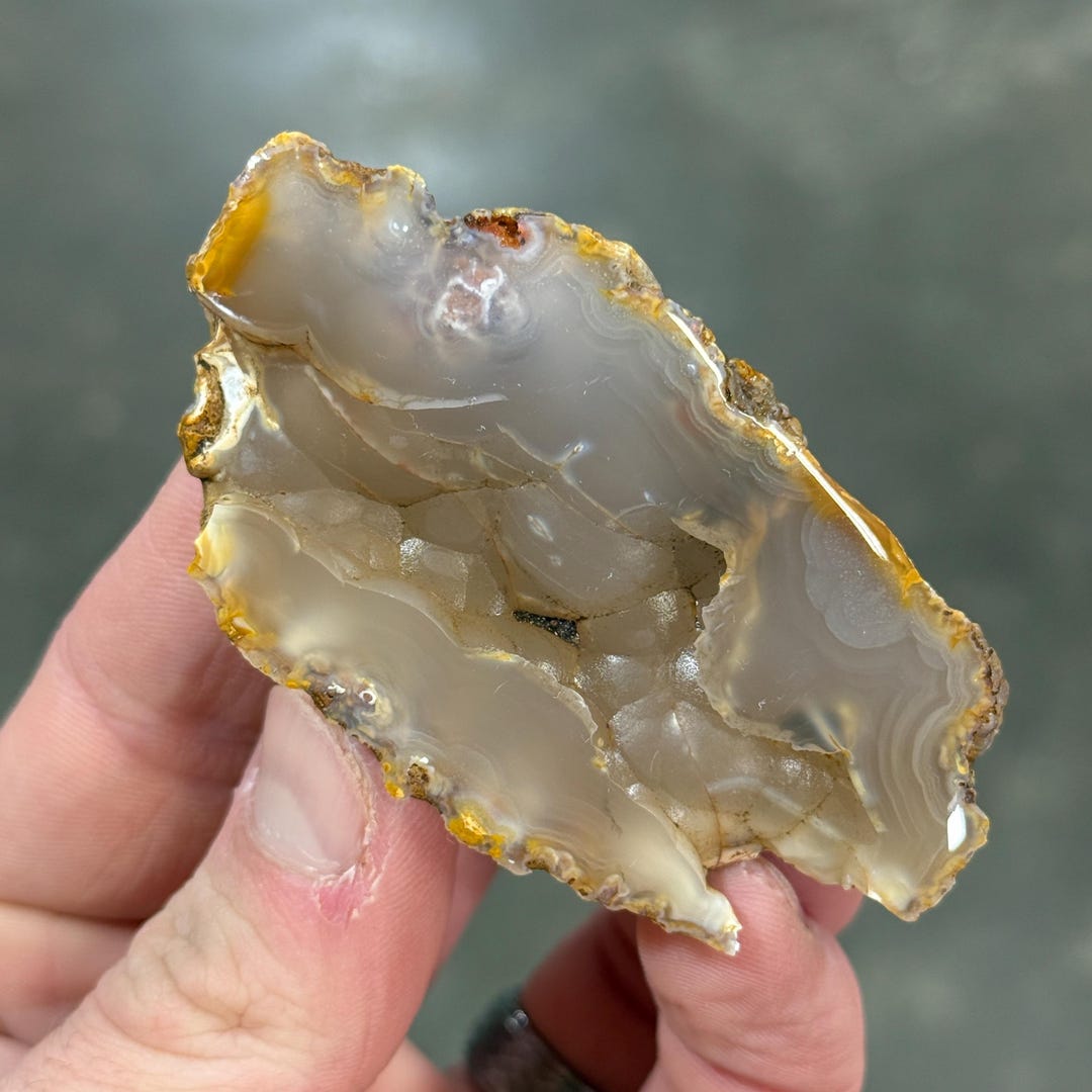 1.9oz Calandria Botryoidal Geode Agate | Polished - Etsy