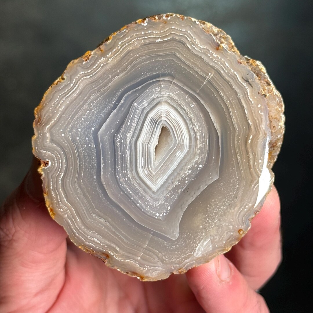 9.1oz Calandria Agate Geode | Polished - Etsy