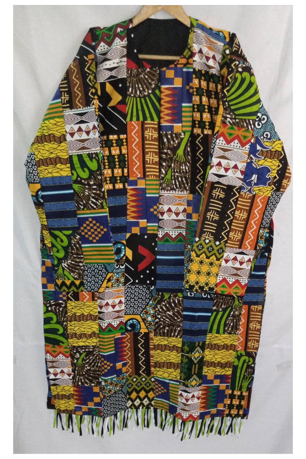 Bayefall Custom Made Patchwork 100% Real African Wax Fabrics Made to ...