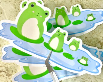 Squishmallow Frog Stickers - Etsy