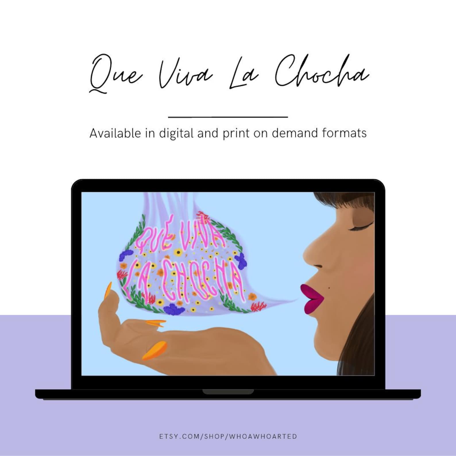 Que Viva La Chocha Thin Canvas, 24x36, Print on Demand Designs, Tejana ...