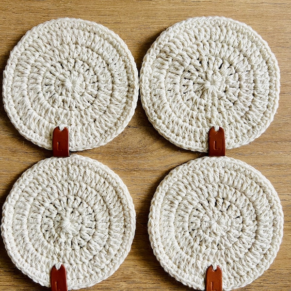 Crochet Coaster Set - Etsy