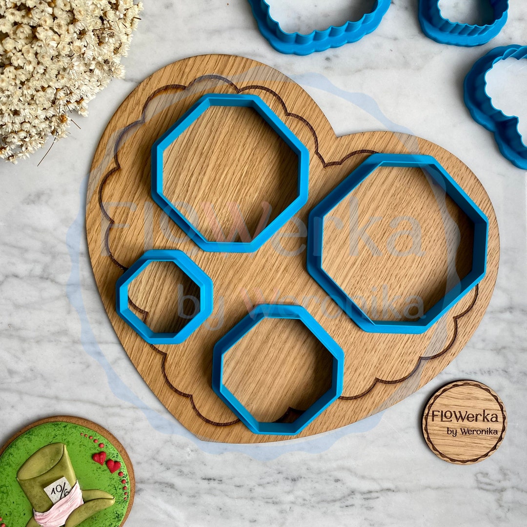 Octagon Shape Plaque Cookie Cutter - Etsy