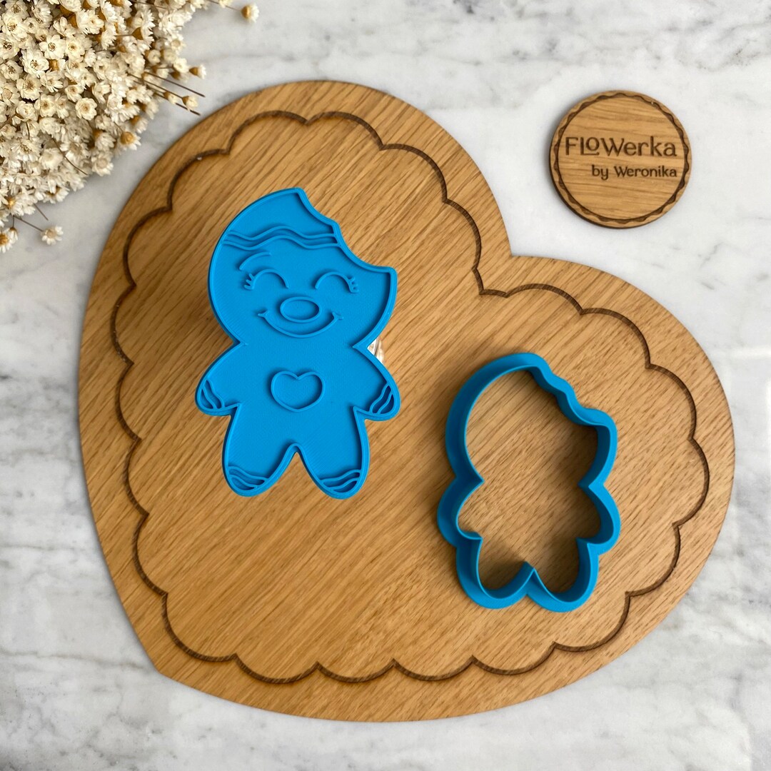 Bitten Gingerbread Man Cookie Cutter and Stamp - Etsy