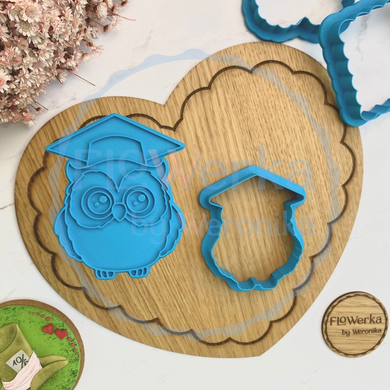 Grad Owl Cookie Cutter and Stamp - Etsy