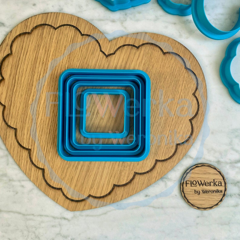 Rounded Square Plaque Cookie Cutter - Etsy