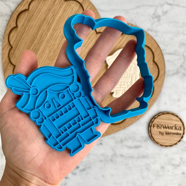 Nutcracker Cookie Cutter and Stamp - Etsy
