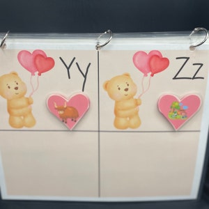 Beginning Sounds Alphabet Reading Phonics Activity Busy Book Game ...