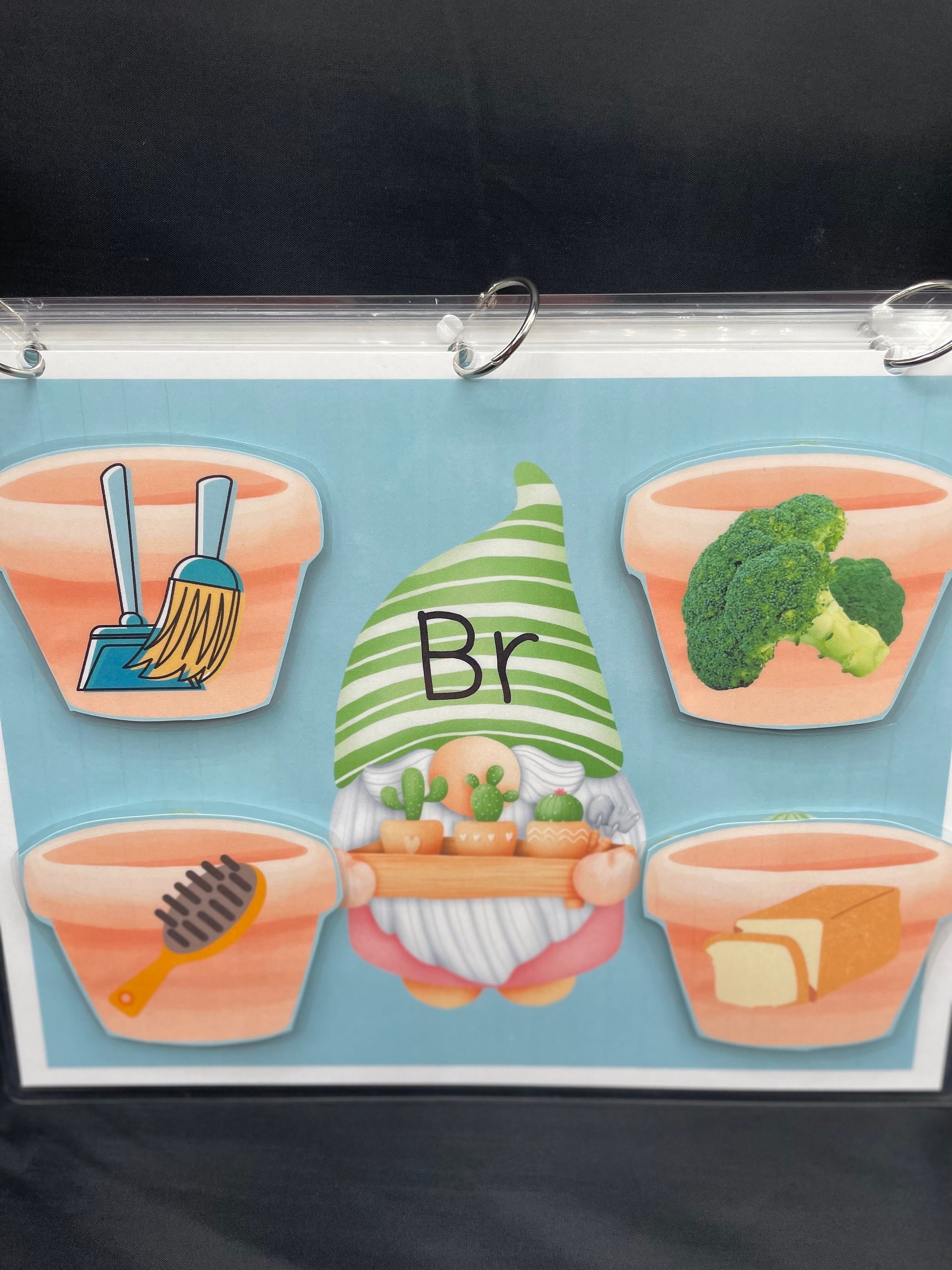 Matching R Blends Reading Phonics Educational Acitivity Busy Book Game ...