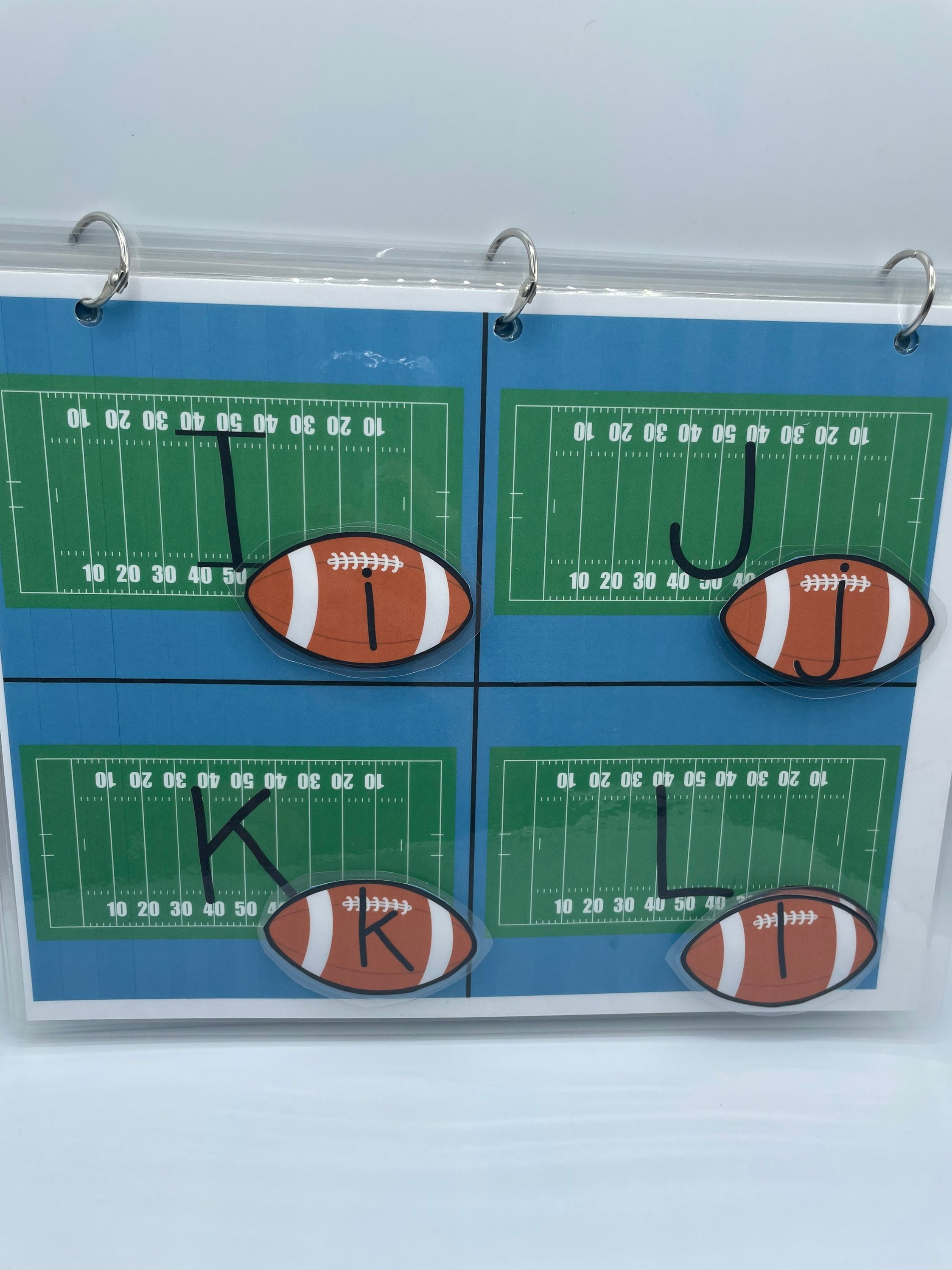 Preschool Activity File Folder Busy Book Alphabet Letters Educational ...