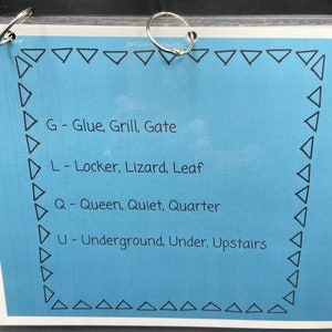 Beginning Sounds Alphabet Reading Phonics Activity Busy Book Game ...