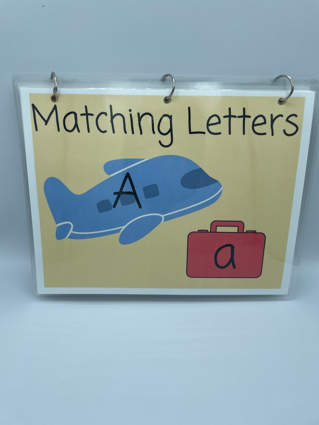 Preschool Activity Busy Book Alphabet Letters Educational Childrens - Etsy