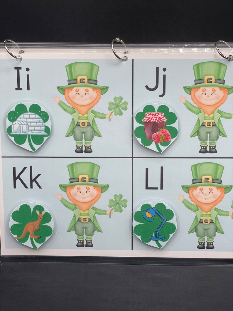 Beginning Sounds Alphabet Reading Phonics Activity Busy Book Game ...