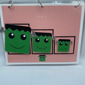 Ordering Largest to Smallest Preschool Activity File Folder Busy Book ...