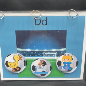 Beginning Sounds Alphabet Reading Phonics Activity Busy Book Game ...