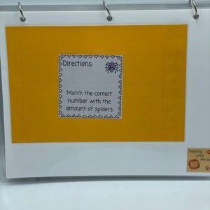 Counting Numbers 0-10 Activity Busy Book File Folder Math Center ...