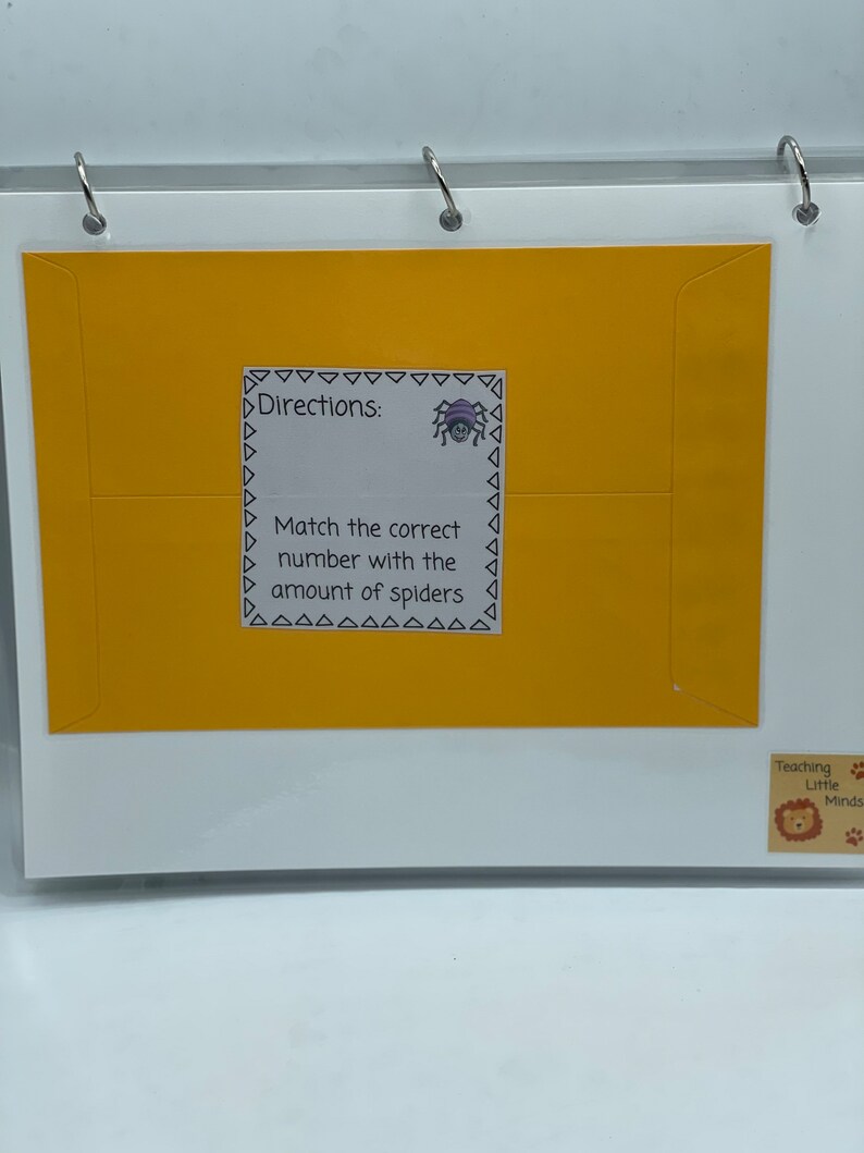 Counting Numbers 0-10 Activity Busy Book File Folder Math Center ...