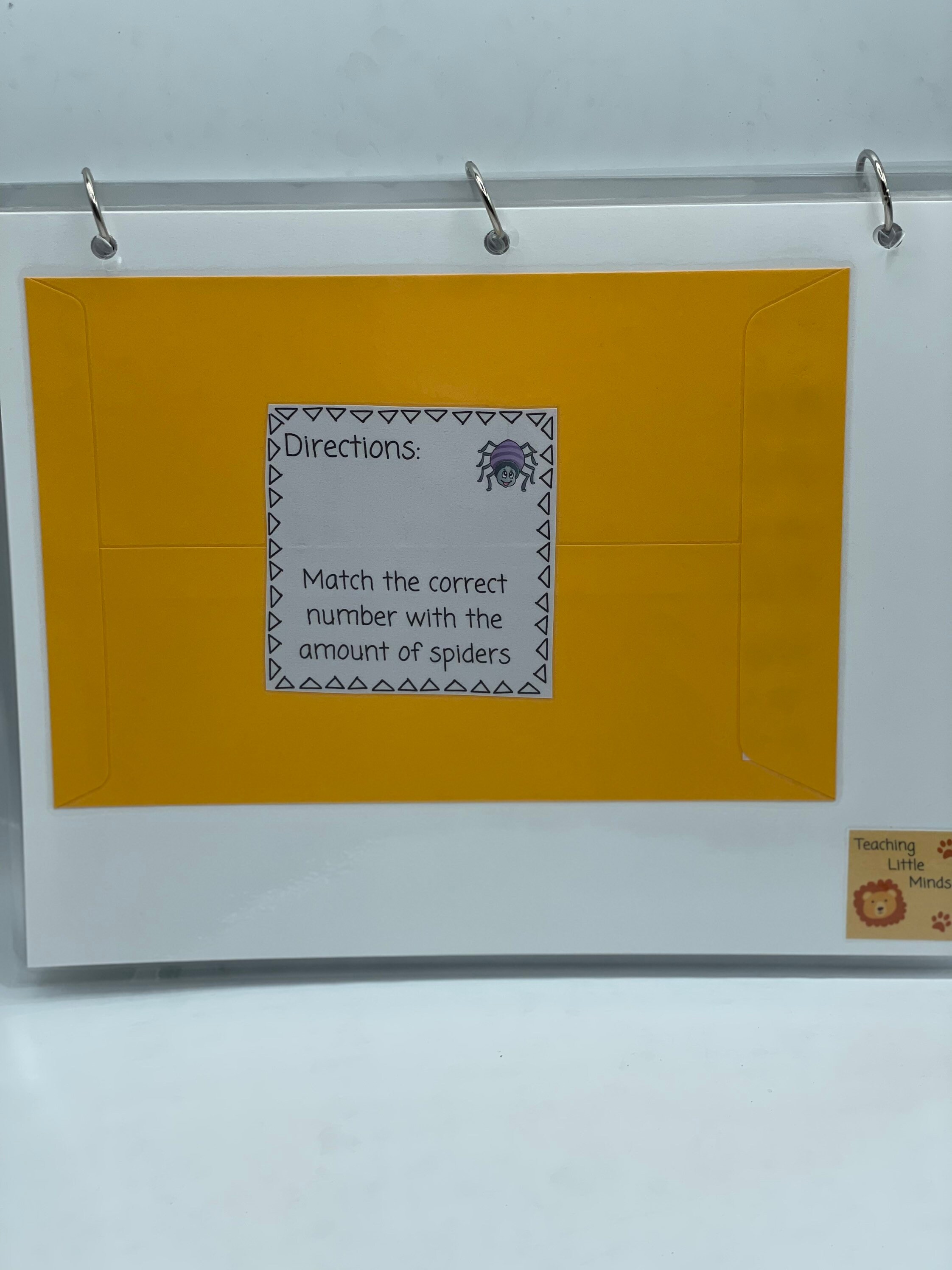 Counting Numbers 0-10 Activity Busy Book File Folder Math Center ...