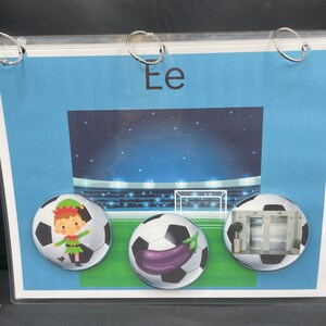 Beginning Sounds Alphabet Reading Phonics Activity Busy Book Game ...