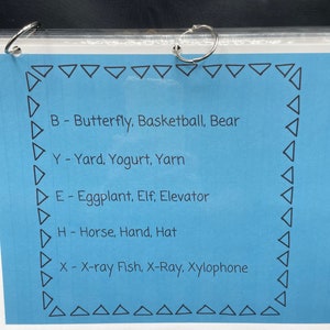 Beginning Sounds Alphabet Reading Phonics Activity Busy Book Game ...