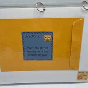 Counting Numbers 0-10 Activity Busy Book File Folder Math Center ...