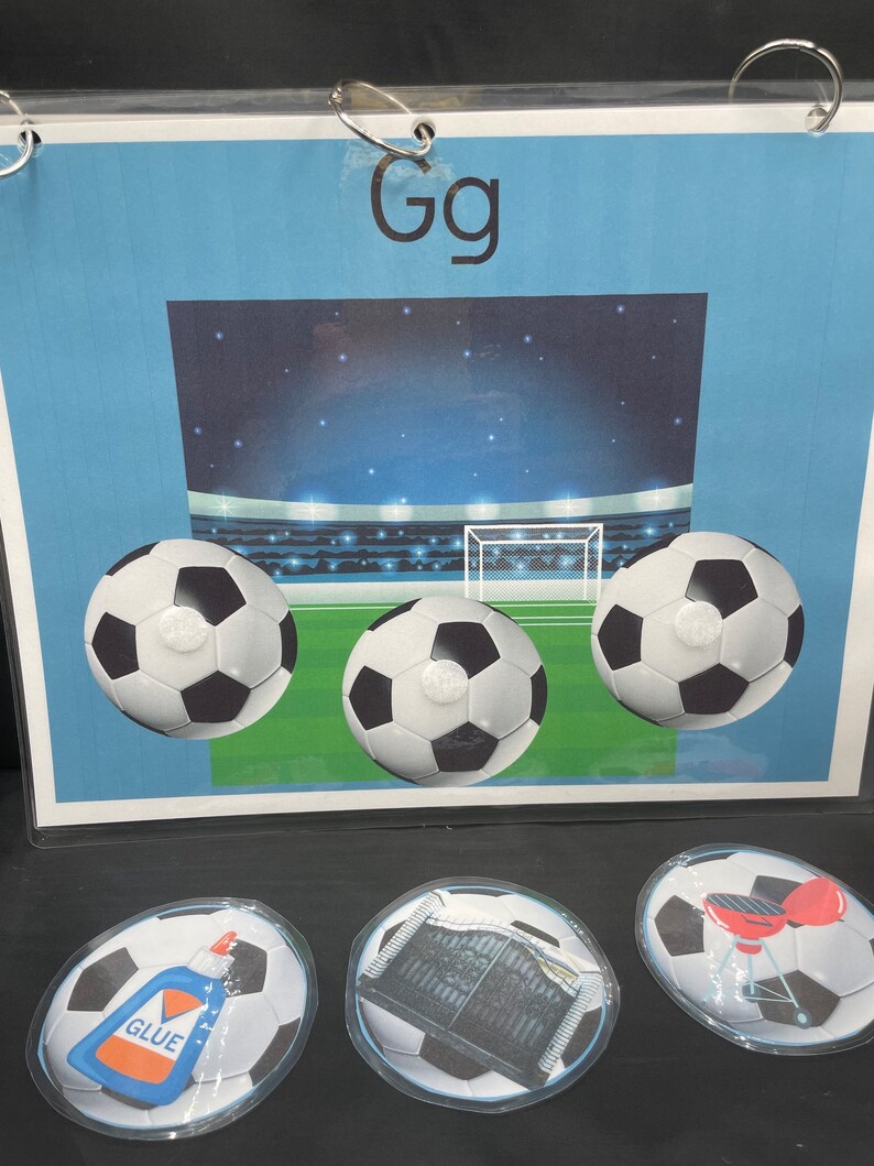 Beginning Sounds Alphabet Reading Phonics Activity Busy Book Game ...