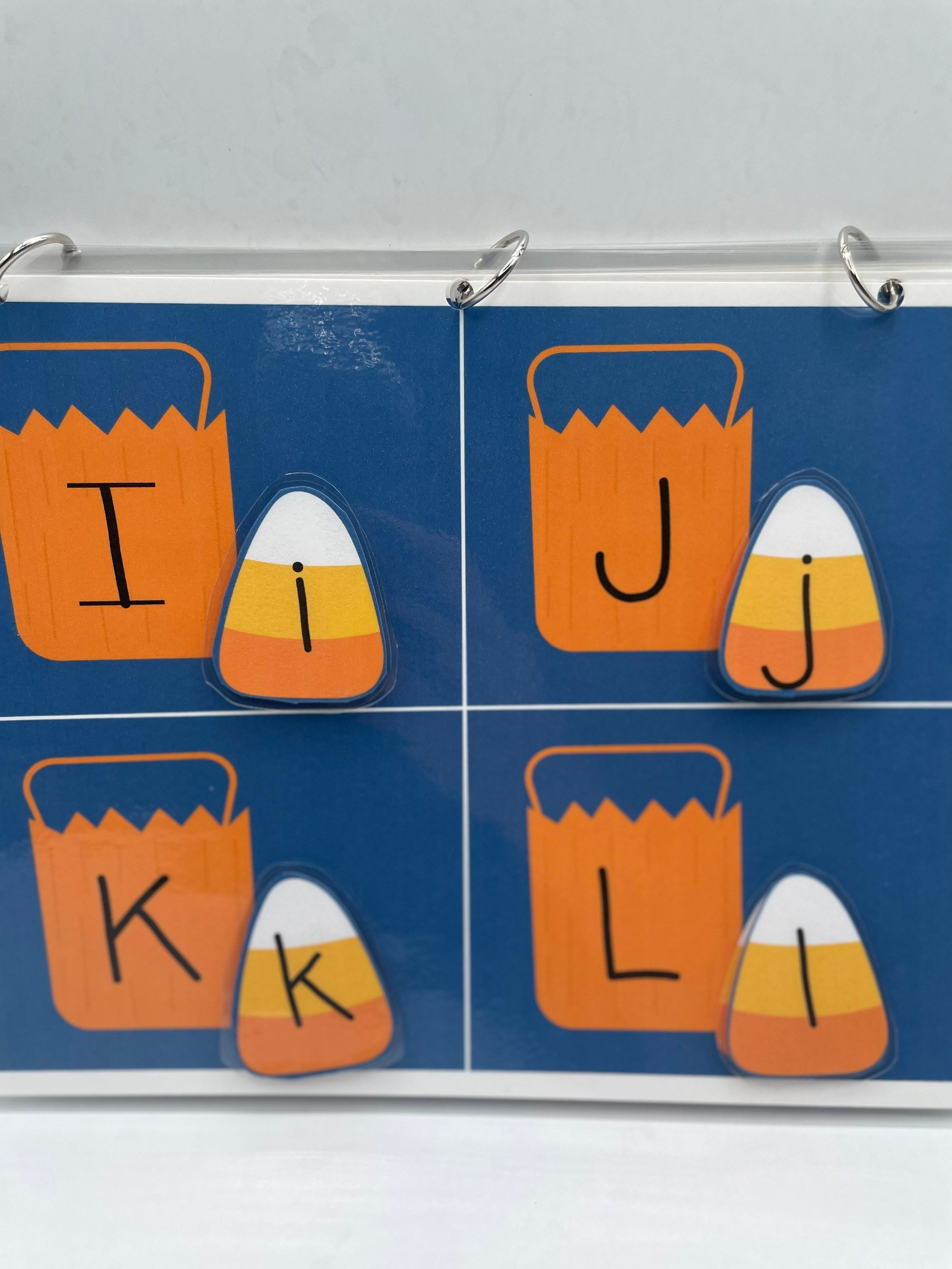 Matching Letters Alphabet Lowercase to Uppercase Activity Book ...