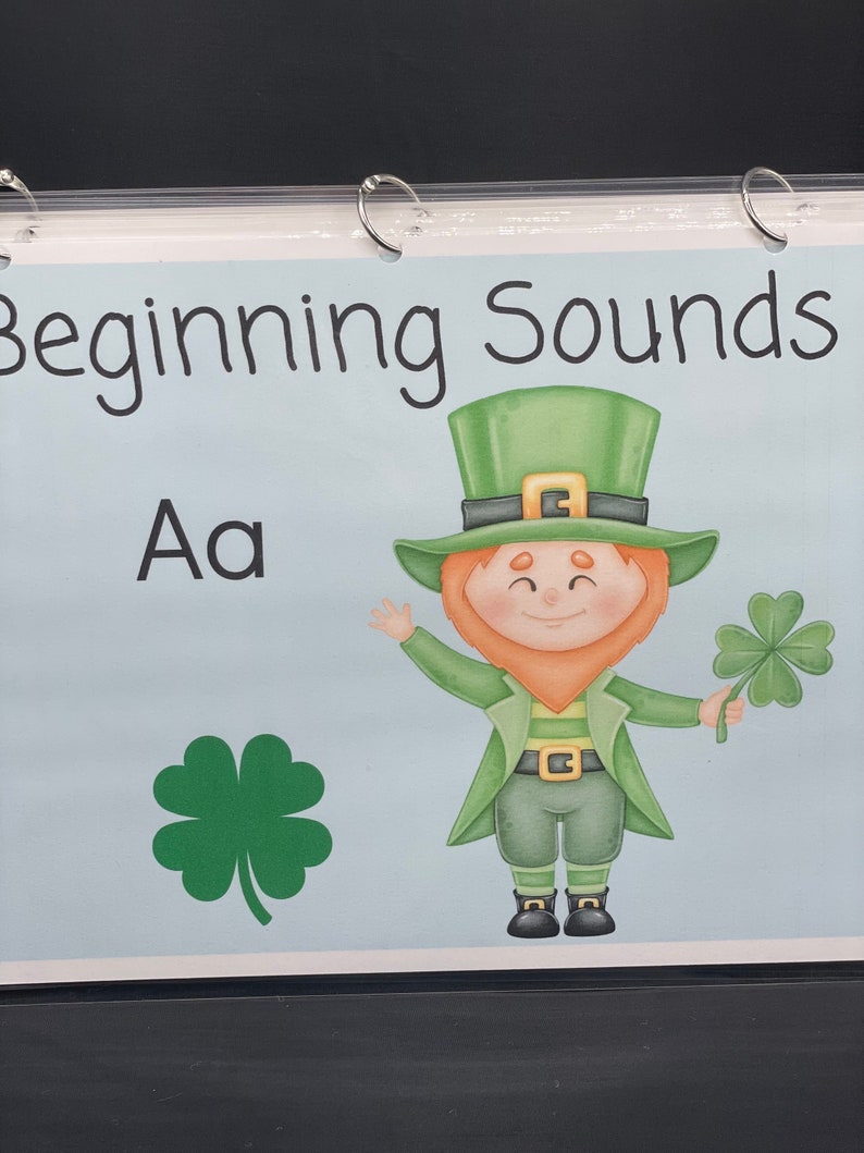 Beginning Sounds Alphabet Reading Phonics Activity Busy Book Game ...