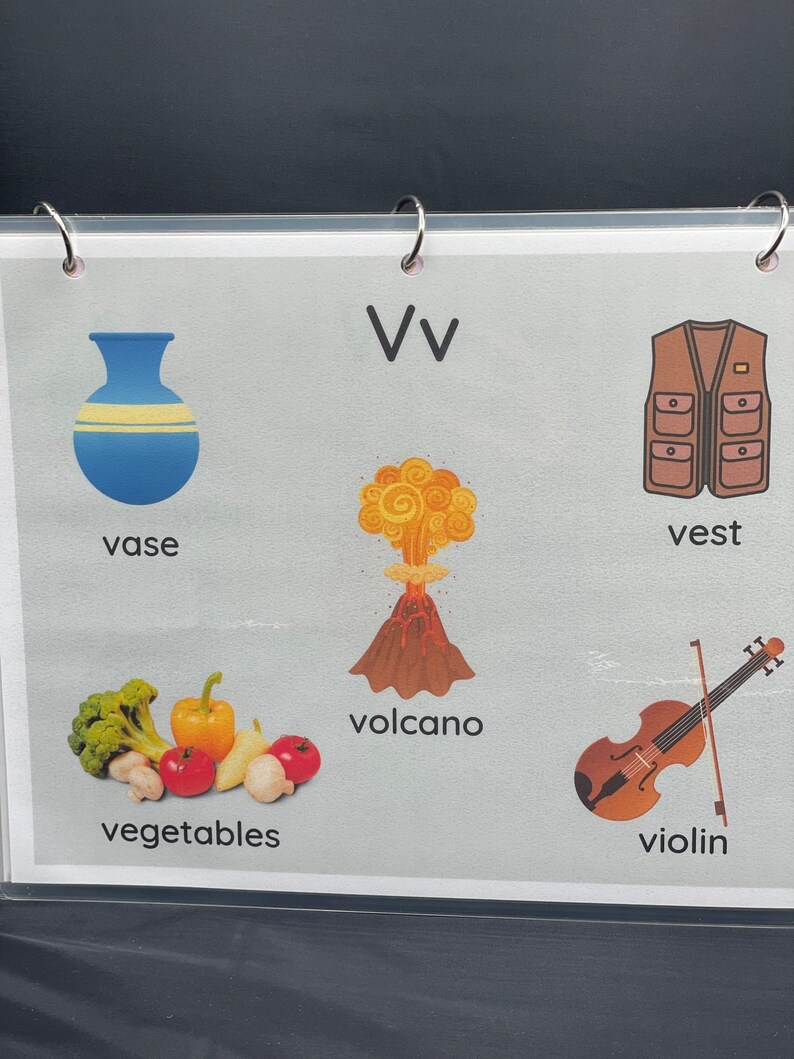 Alphabet Activity Busy Book File Folder Cards Preschool - Etsy