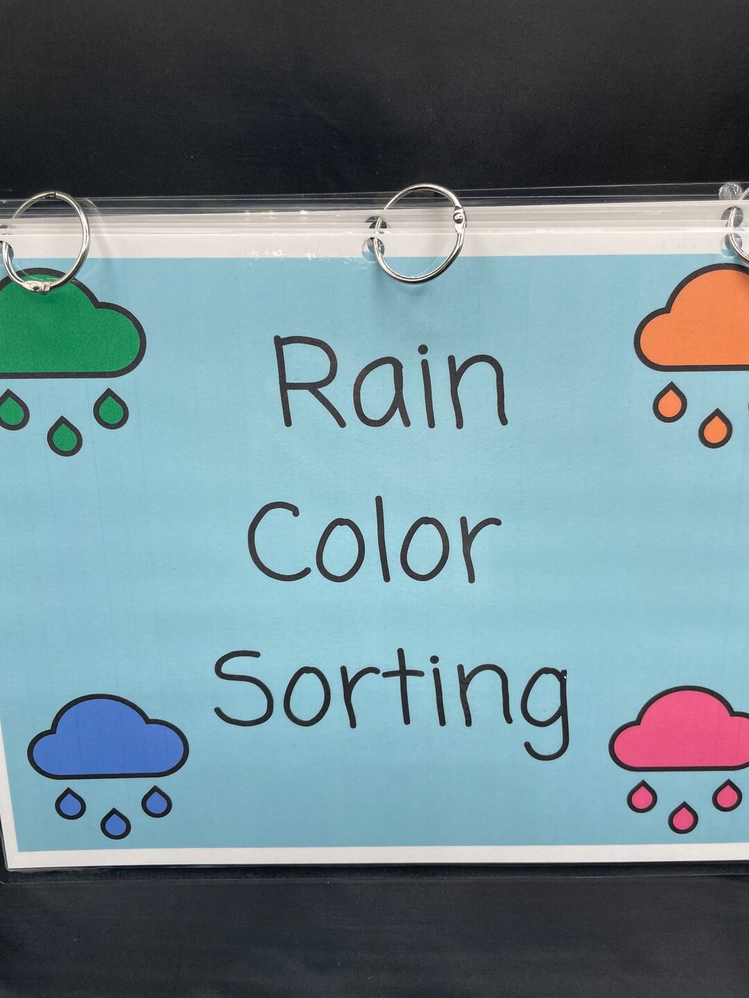 Color Sorting Activity Busy Book Game Educational Children’s - Etsy