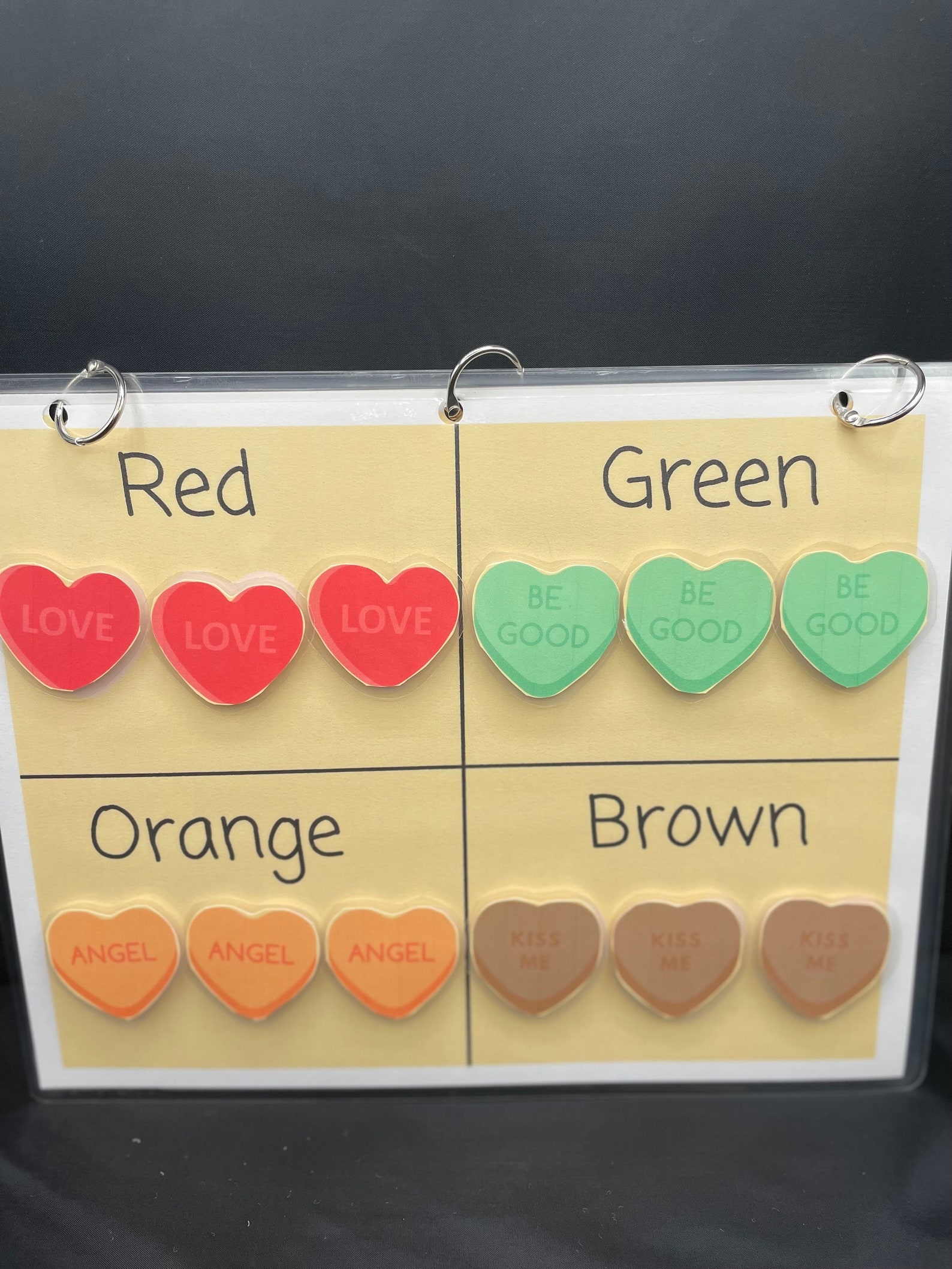 Color Sorting Activity Busy Book Game Educational Children’s - Etsy