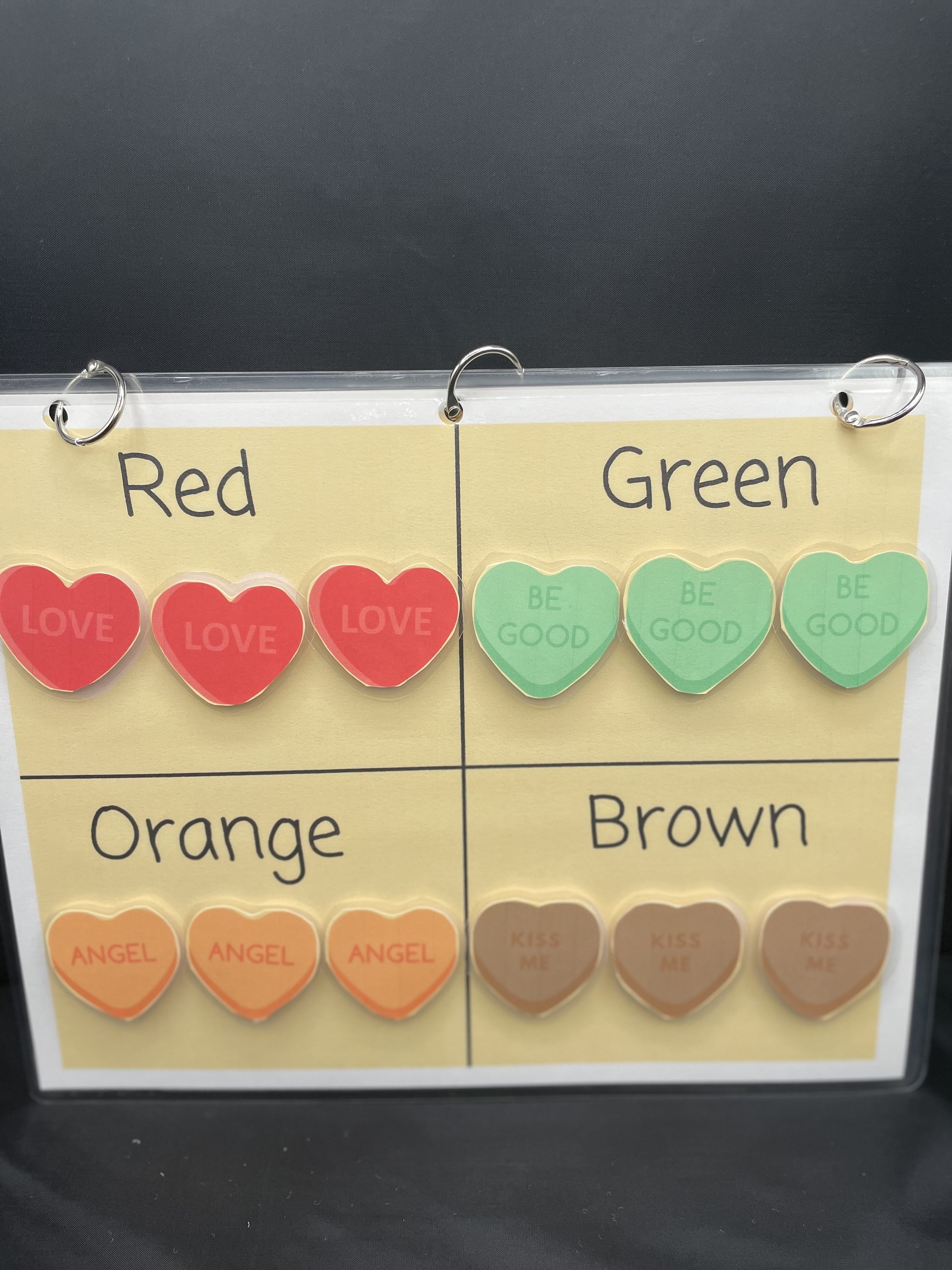 Color Sorting Activity Busy Book Game Educational Children’s - Etsy