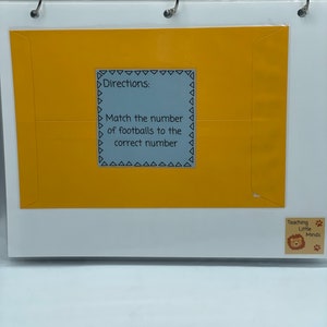 Counting Numbers 0-10 Activity Busy Book File Folder Math Center ...