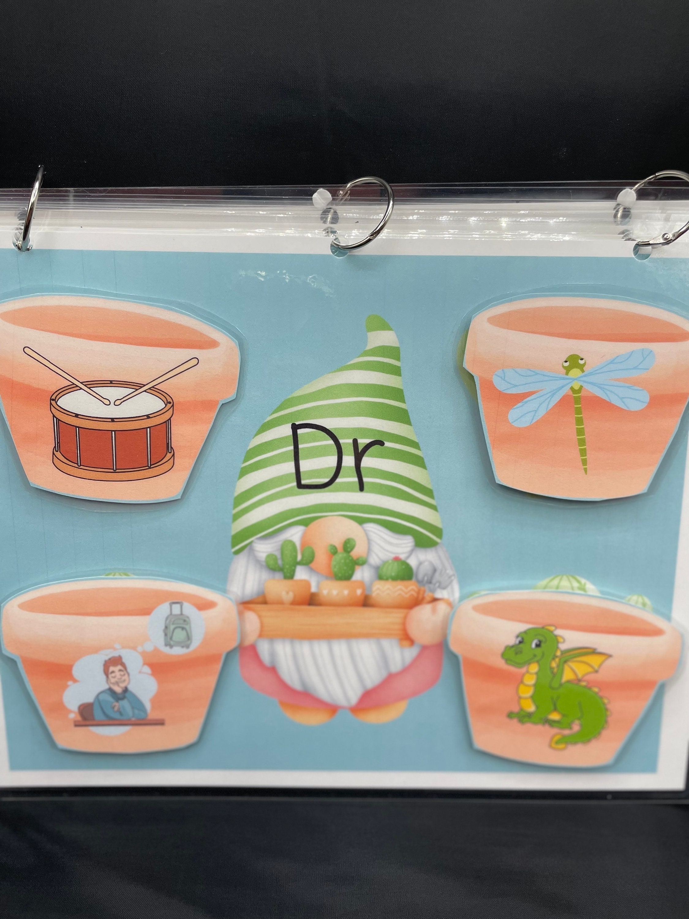 Matching R Blends Reading Phonics Educational Acitivity Busy Book Game ...