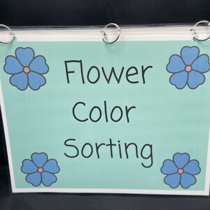 Color Sorting Activity Busy Book Game Educational Children’s - Etsy
