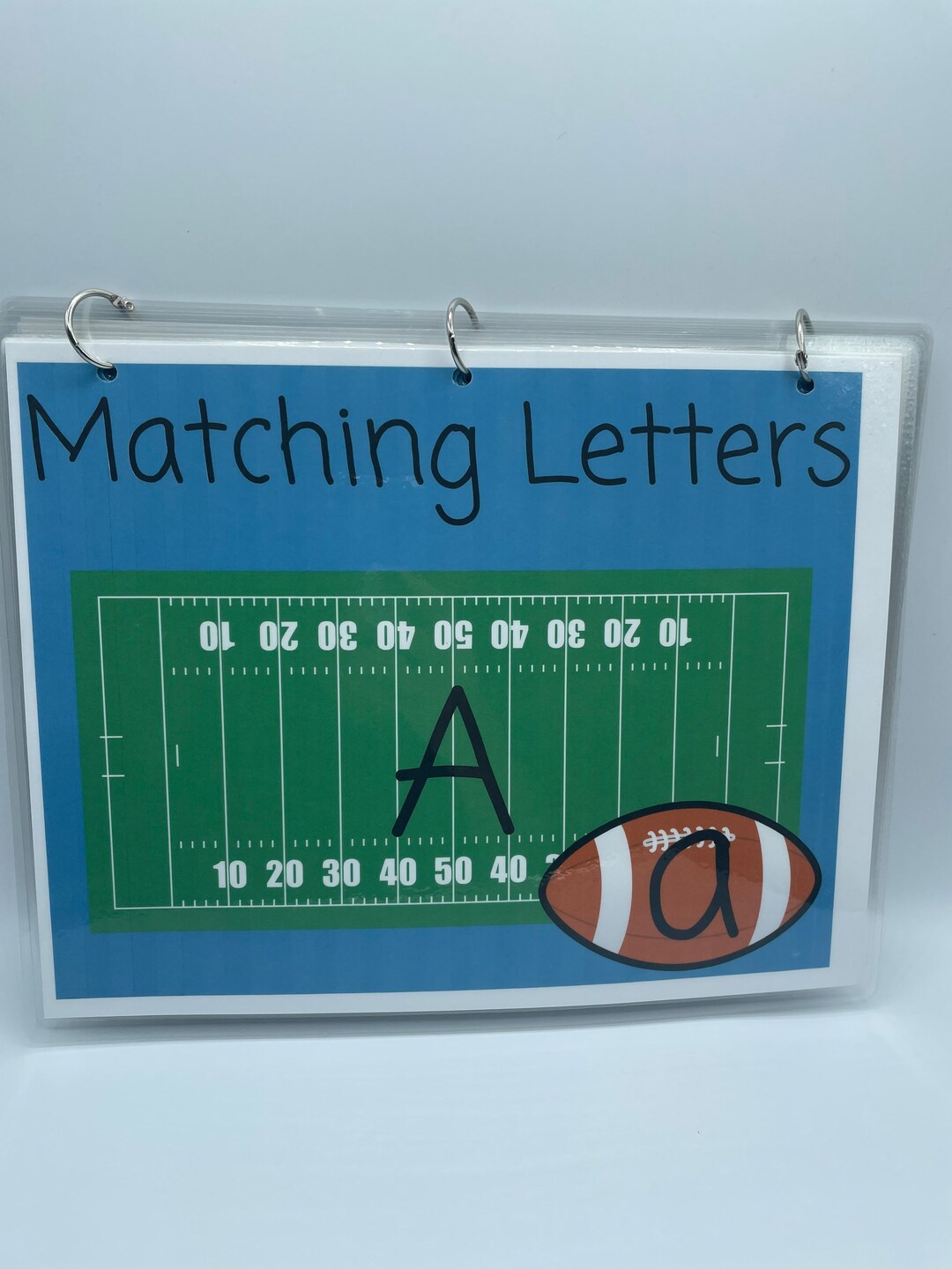 Preschool Activity File Folder Busy Book Alphabet Letters Educational ...