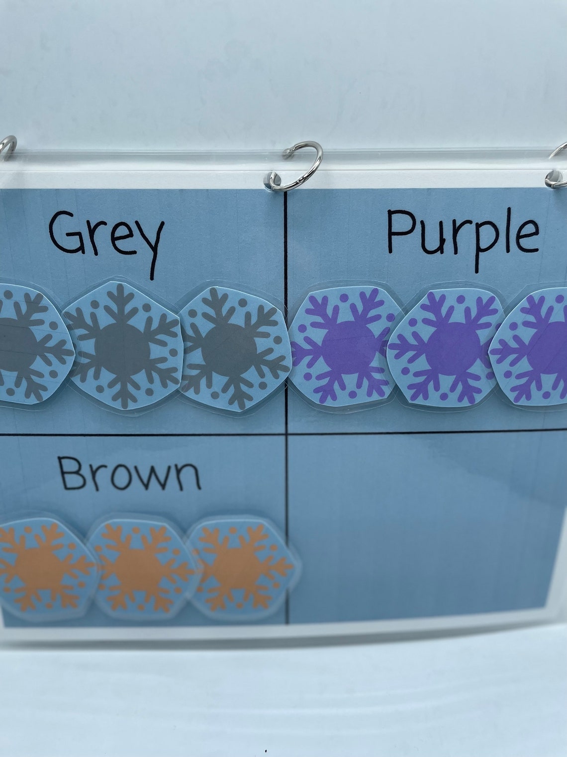 Color Sorting Activity Busy Book Game Educational Childrens - Etsy