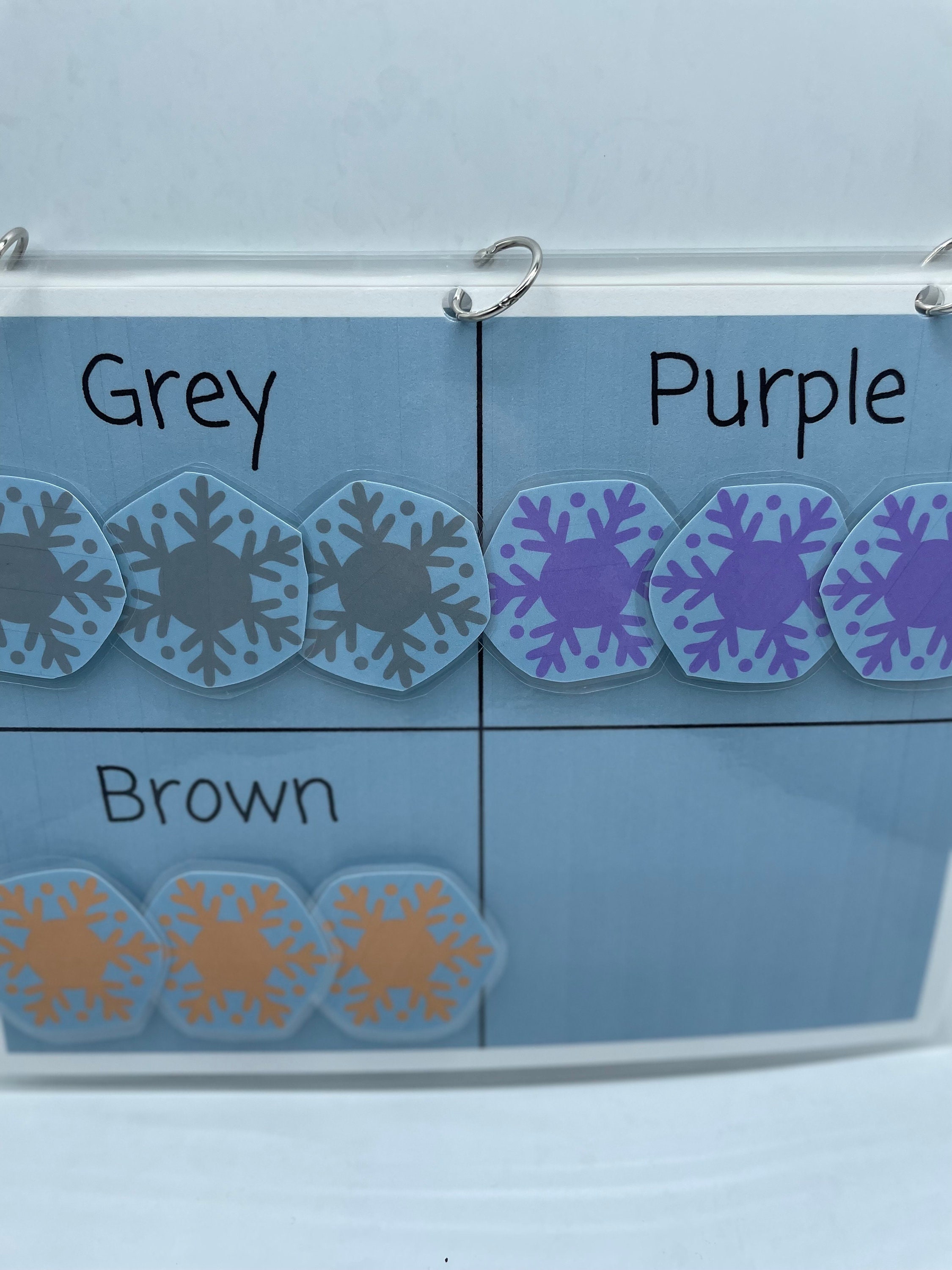 Color Sorting Activity Busy Book Game Educational Children’s - Etsy