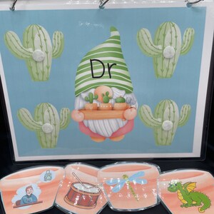 Matching R Blends Reading Phonics Educational Acitivity Busy Book Game ...