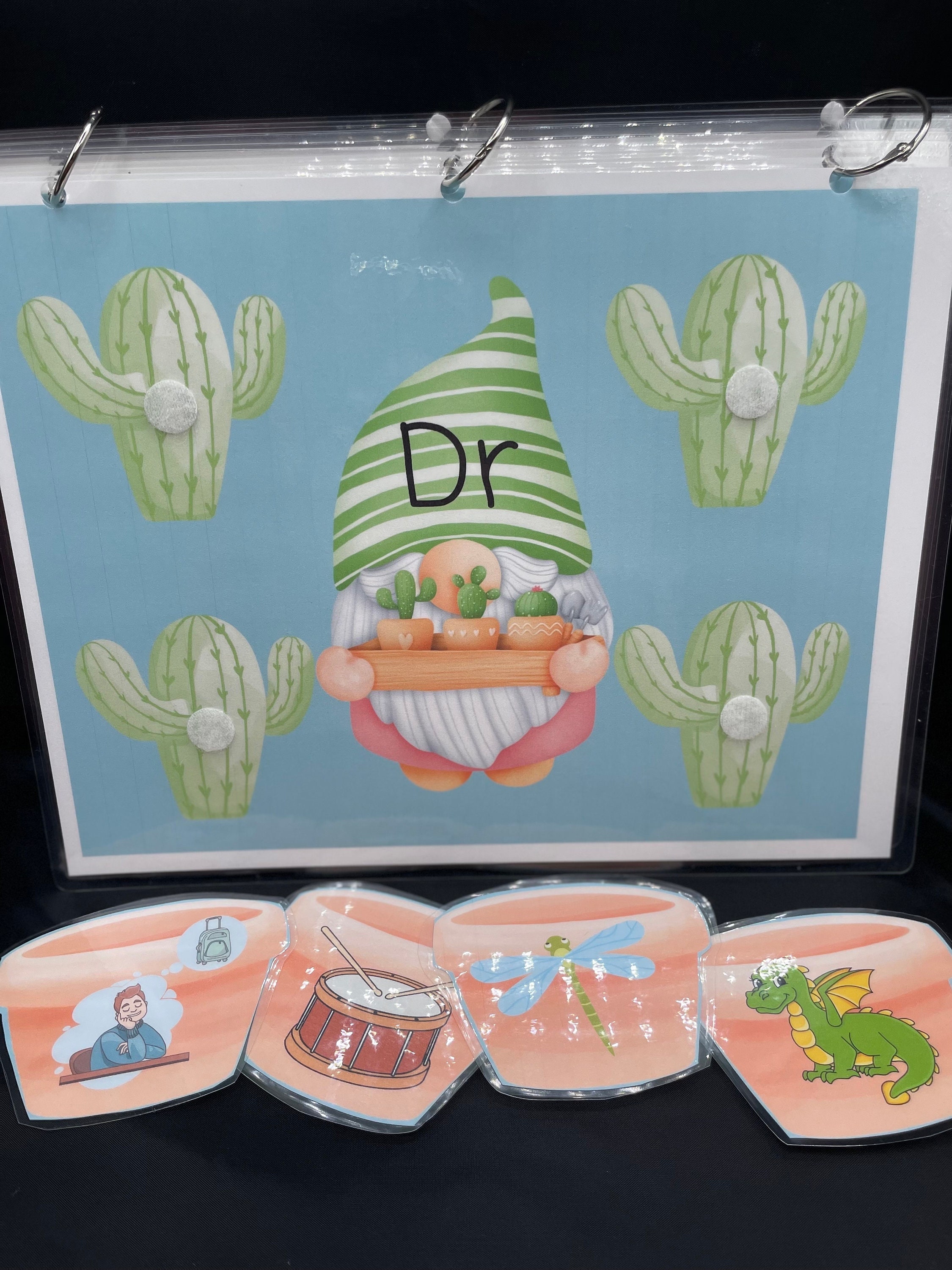 Matching R Blends Reading Phonics Educational Acitivity Busy Book Game ...