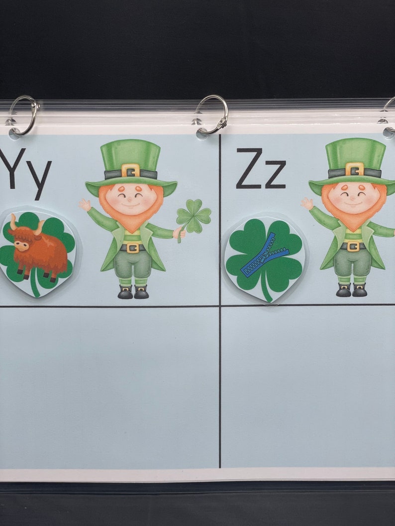 Beginning Sounds Alphabet Reading Phonics Activity Busy Book Game ...