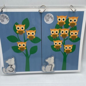 Counting Numbers 0-10 Activity Busy Book File Folder Math Center ...