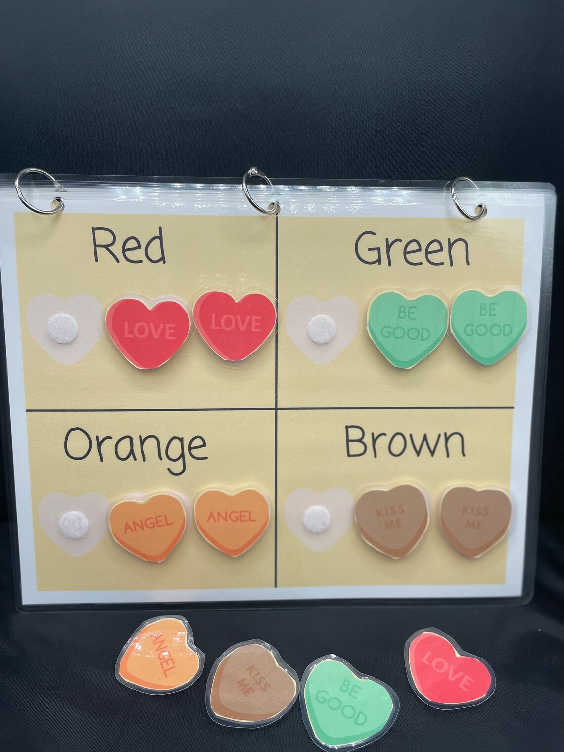 Color Sorting Activity Busy Book Game Educational Children’s - Etsy