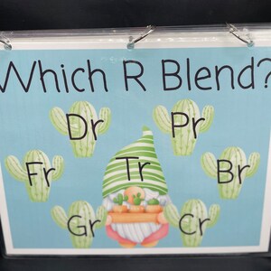 Matching R Blends Reading Phonics Educational Acitivity Busy Book Game ...