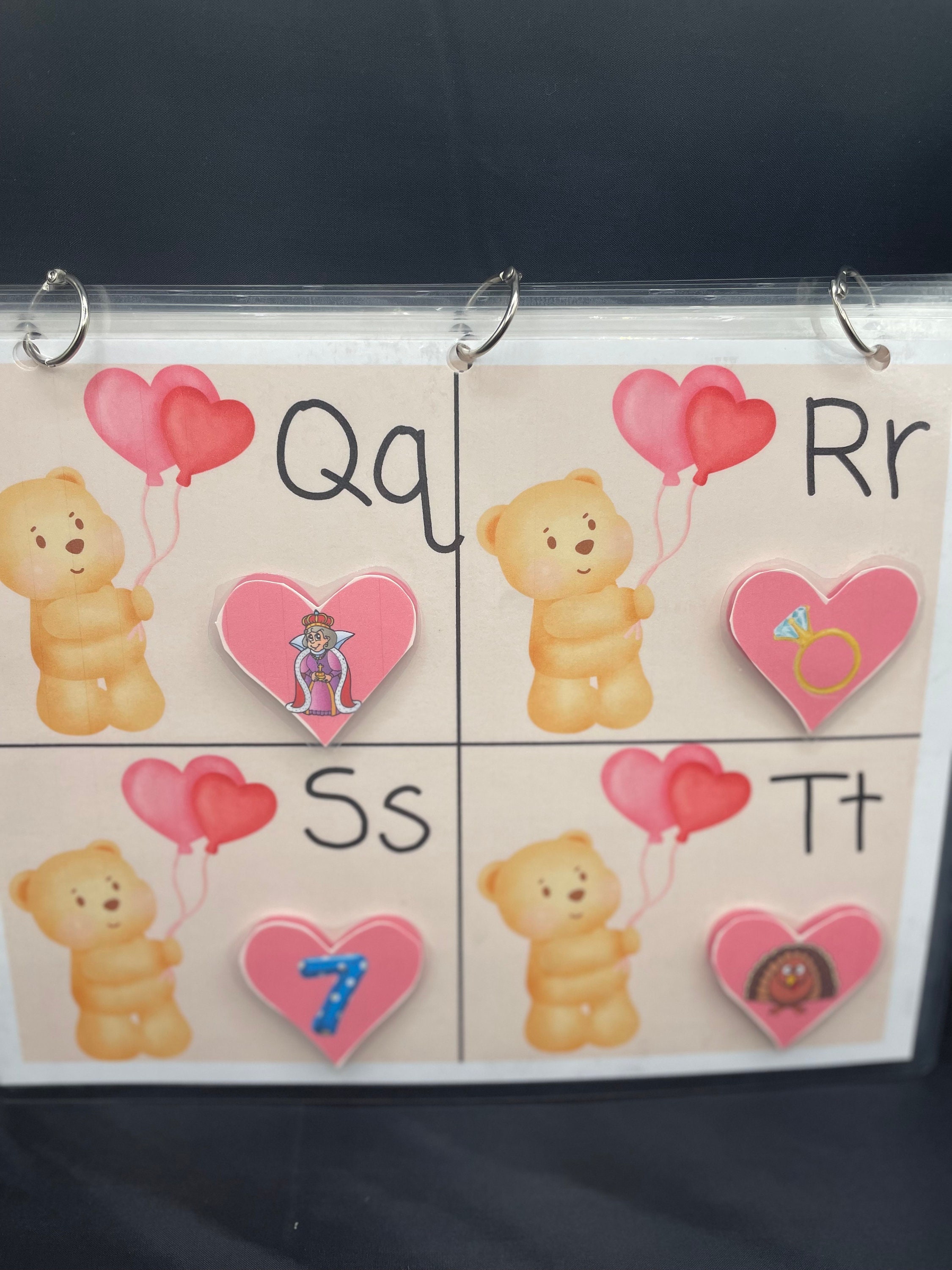 Beginning Sounds Alphabet Reading Phonics Activity Busy Book Game ...