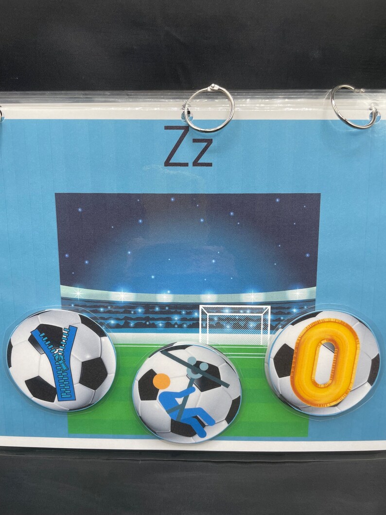 Beginning Sounds Alphabet Reading Phonics Activity Busy Book Game ...