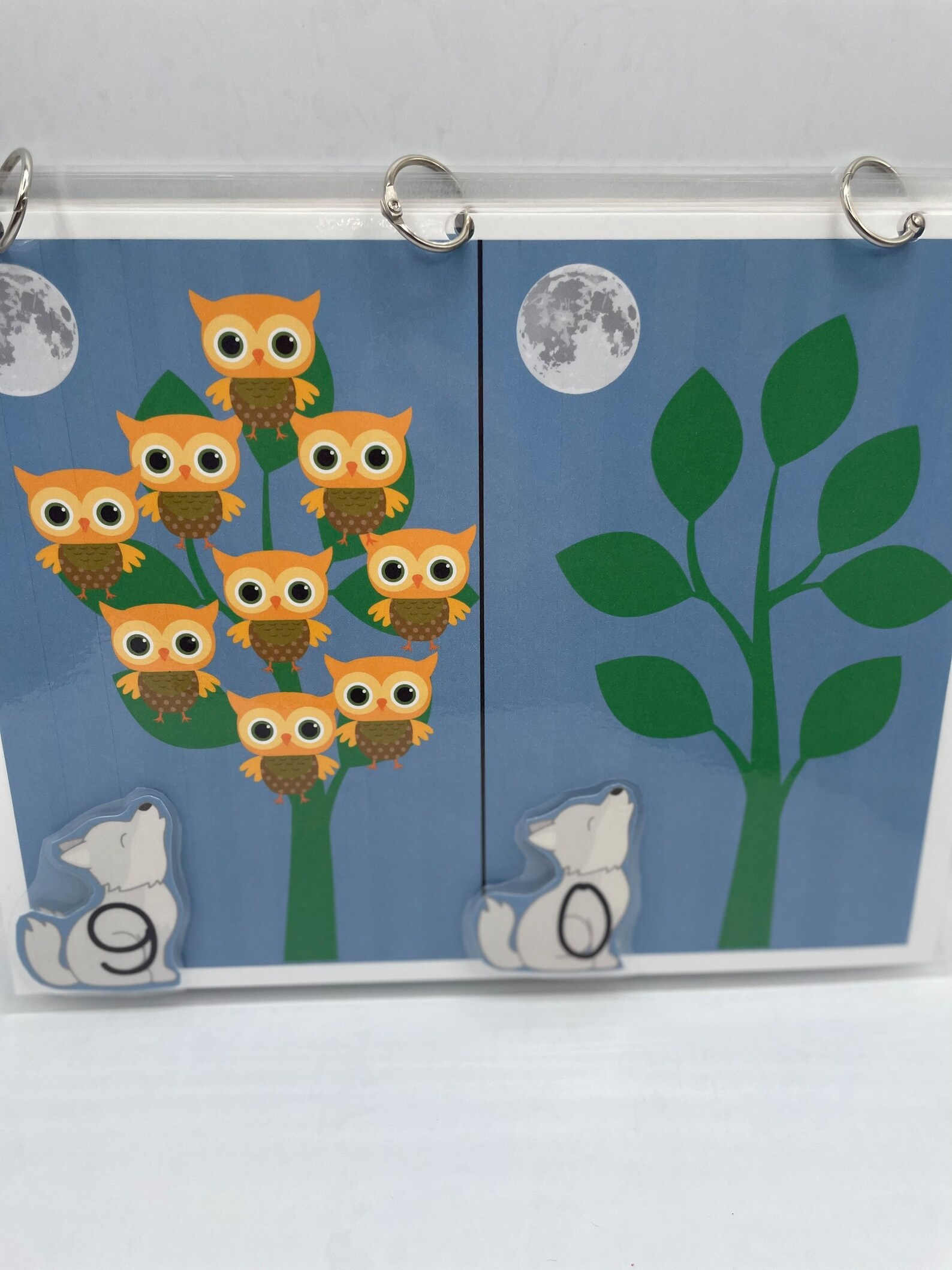 Counting Numbers 0-10 Activity Busy Book File Folder Math Center ...