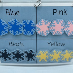 Color Sorting Activity Busy Book Game Educational Childrens - Etsy