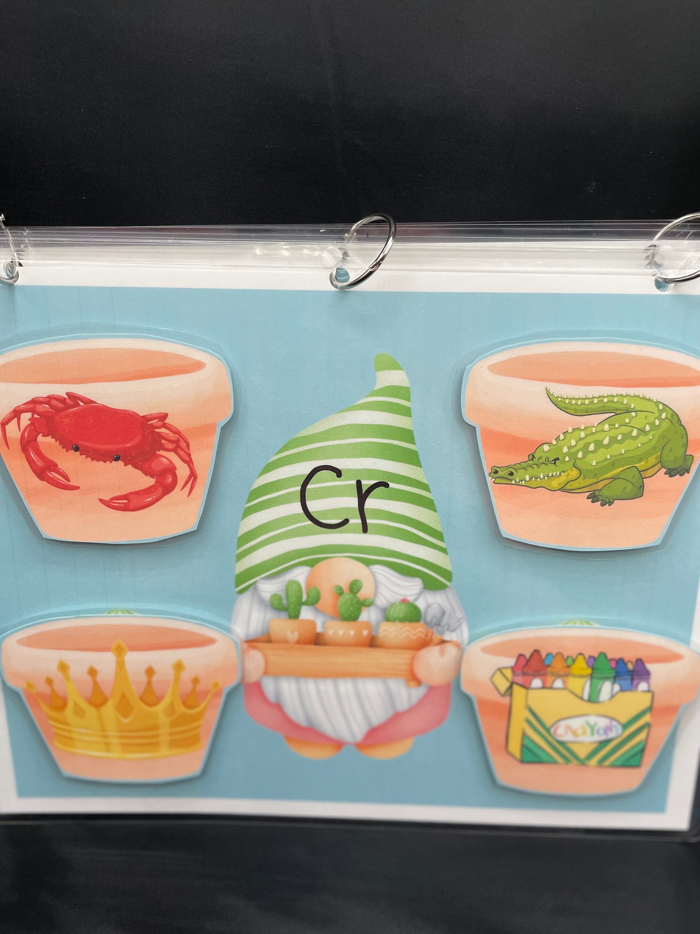 Matching R Blends Reading Phonics Educational Acitivity Busy Book Game ...